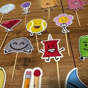 Party Supplies | Battle For Dream Island Characters Party Cupcake ...